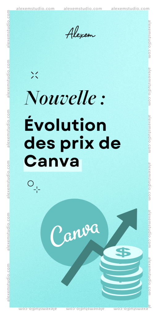Augmentation et évolution des prix de Canva - Alexem Studio | Design & Web